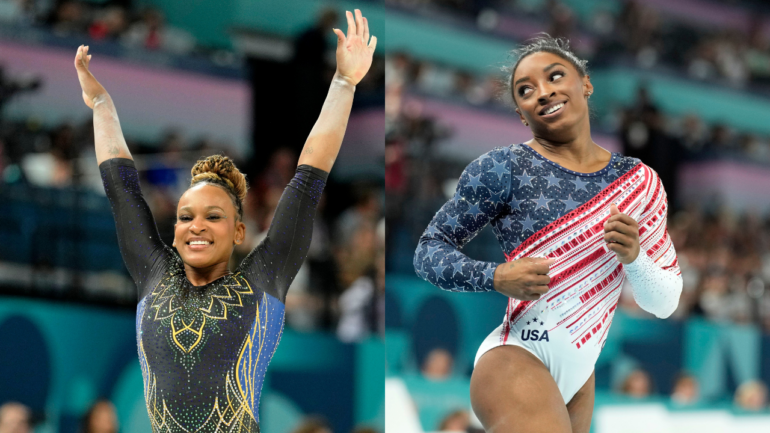 Rebeca Andrade Outshines Simone Biles on Vault, Draws Online Acclaim ...