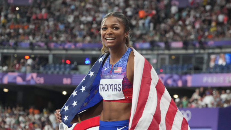 Gabby Thomas Wins Women’s 200M Gold at Paris Olympics, Reclaiming USA’s ...